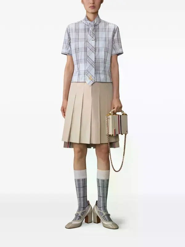 Thom Browne Plaid-pattern Blouse