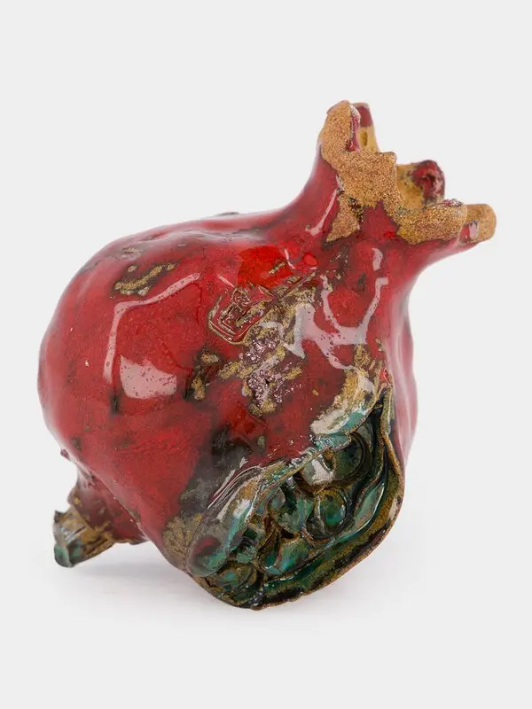 STUDIO BONGARD Small Pomegranate Sculpture - Red