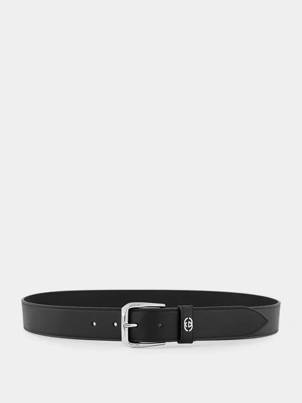 Gucci Belt With Interlocking G Buckle - Grey
