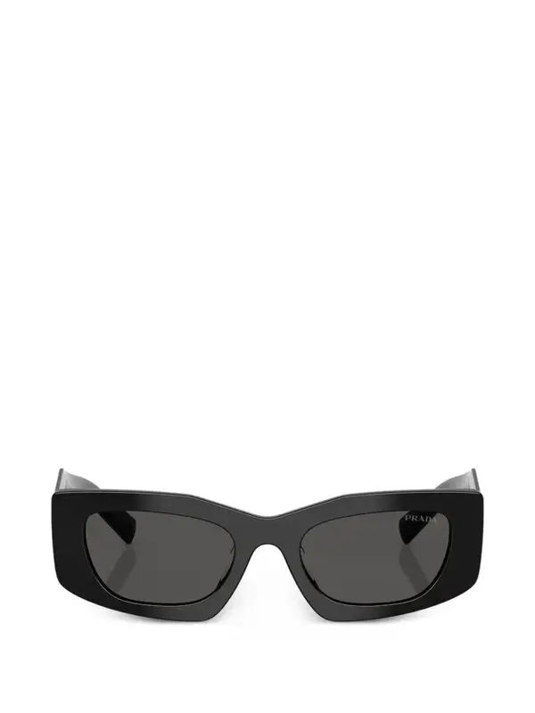 Prada Geometric-frame Sunglasses - Black