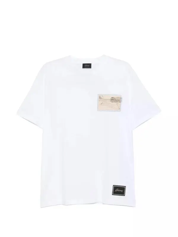 Brioni Graphic-print T-shirt - White