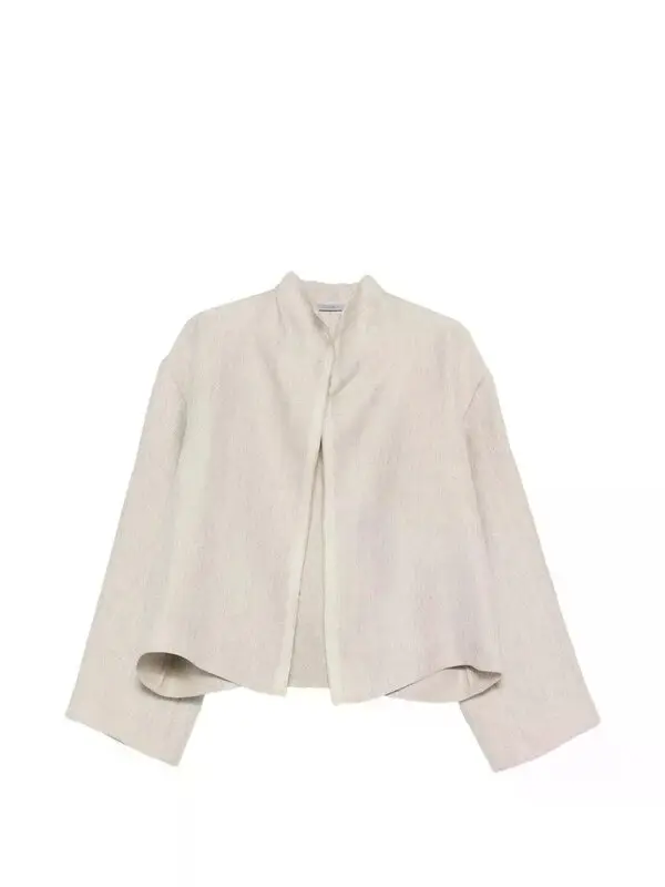 Dusan Cropped Linen Jacket