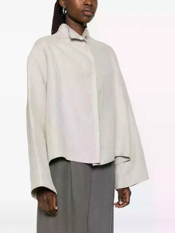 Dusan Cropped Linen Jacket