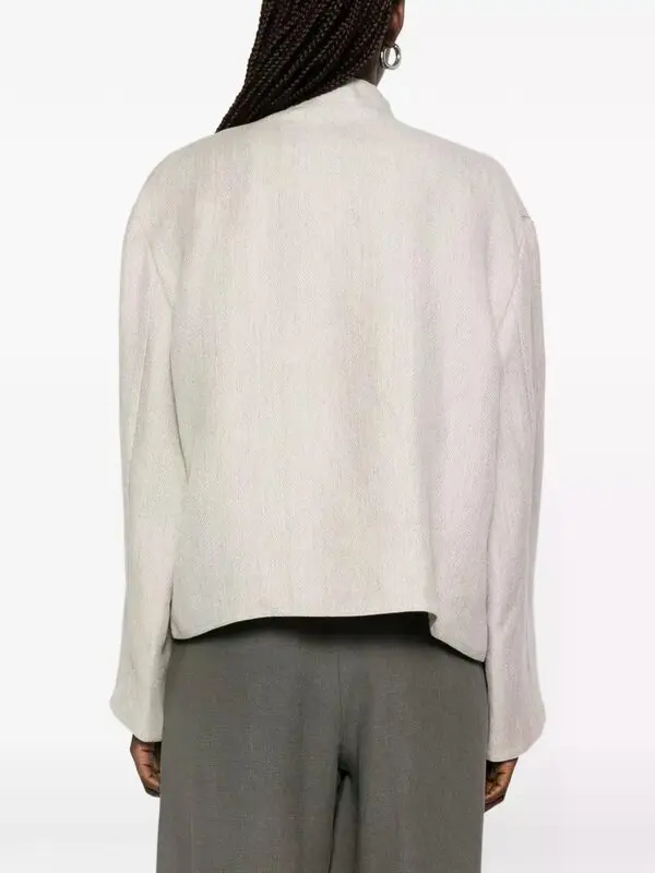 Dusan Cropped Linen Jacket