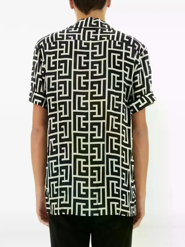 Balmain Monogram-print Shirt
