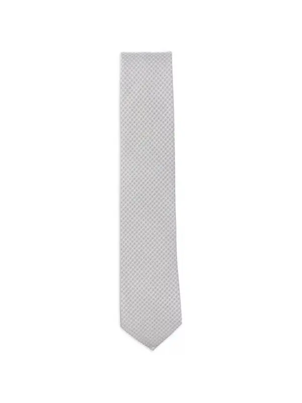 ERRICO FORMICOLA Patterned Neck Tie - Grey