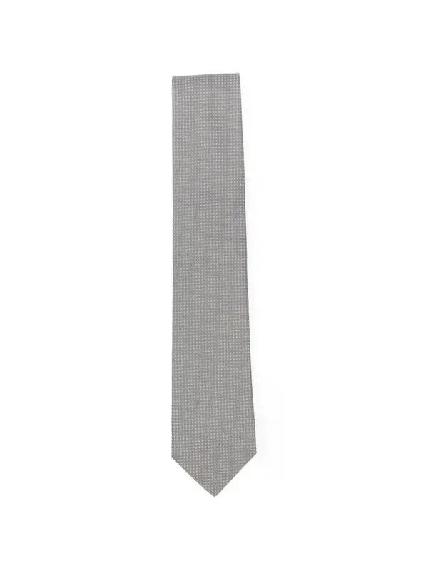 ERRICO FORMICOLA Patterned Neck Tie - Grey