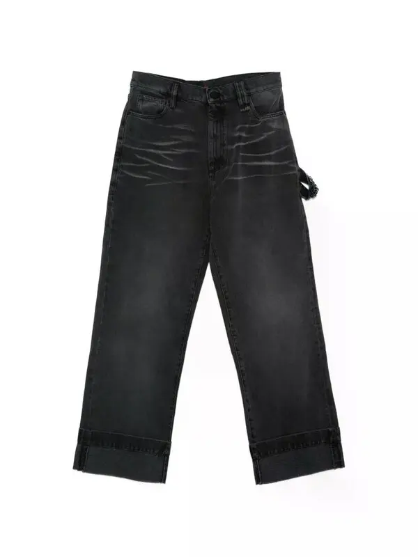 Simone Rocha Cuffed Jeans - Black