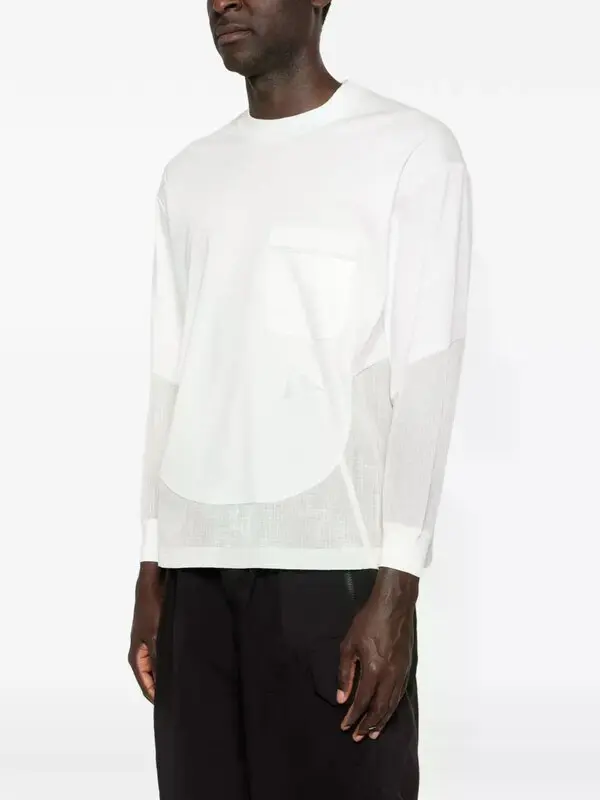 AND WANDER Pocket Long-sleeved T-shirt