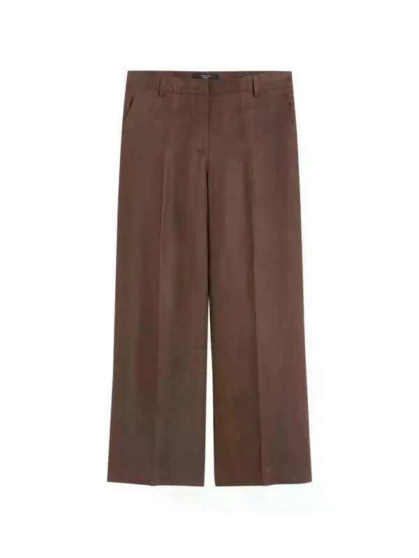 Max Mara Button Trousers - Brown