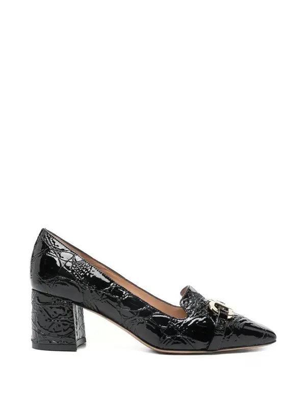 FERRAGAMO Gancini-buckle Pumps - Black