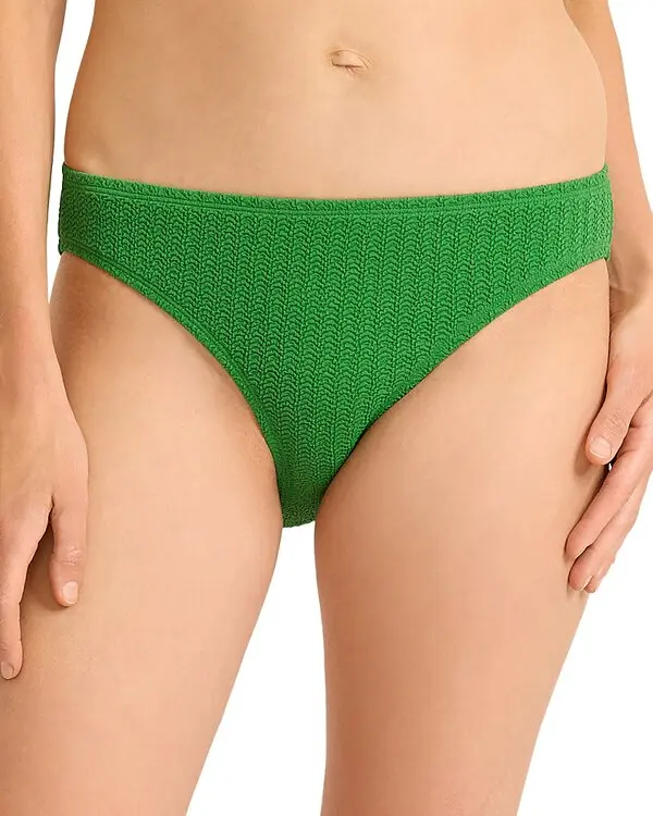 Tommy Bahama Beachy Waves Hipster Bikini Bottom - Four Leaf Clover