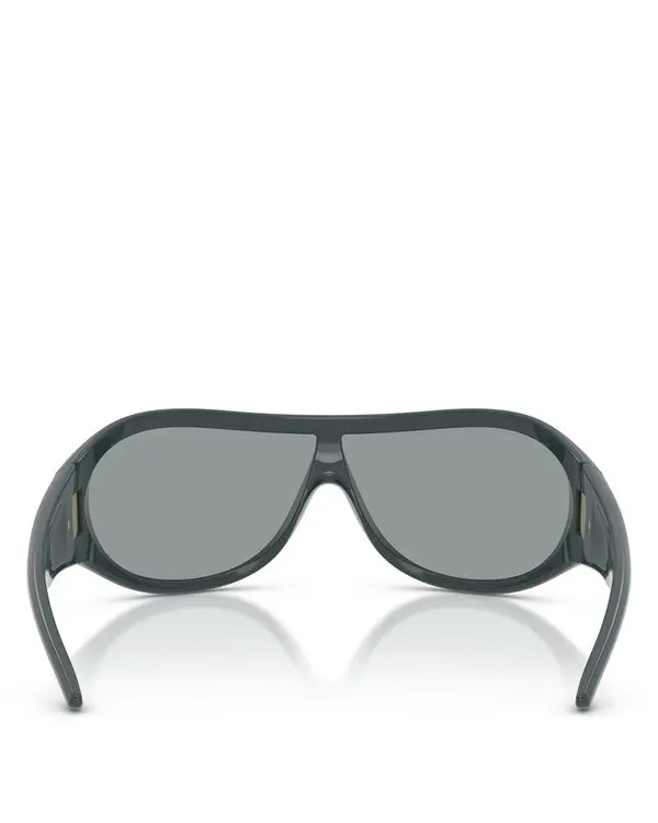 Miu Miu Wraparound Shield Sunglasses, 133mm