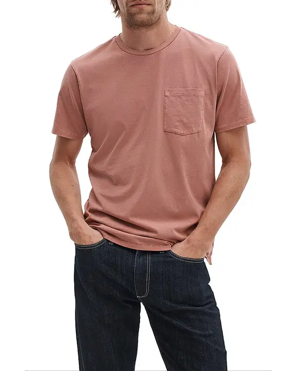 Rag & Bone Garment Dye Classic Pocket T-shirt - Copper