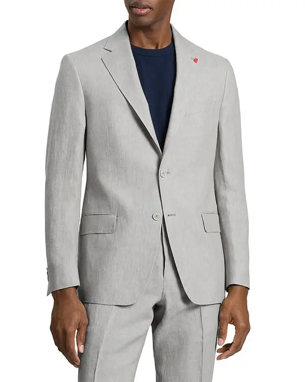 Ted Baker London Modern Fit Linen Jacket - Light Grey
