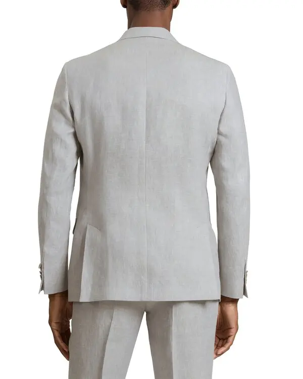 Ted Baker London Modern Fit Linen Jacket - Light Grey