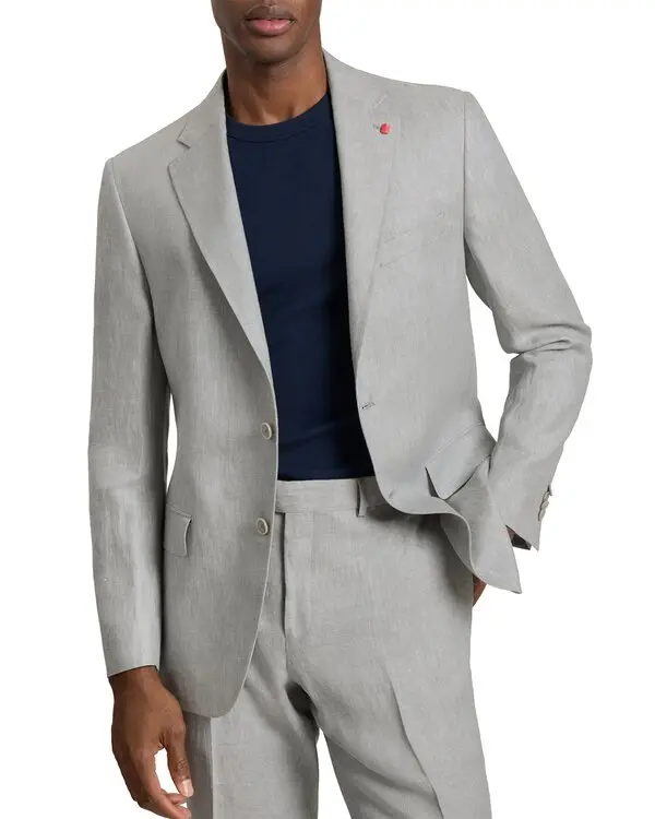 Ted Baker London Modern Fit Linen Jacket - Light Grey