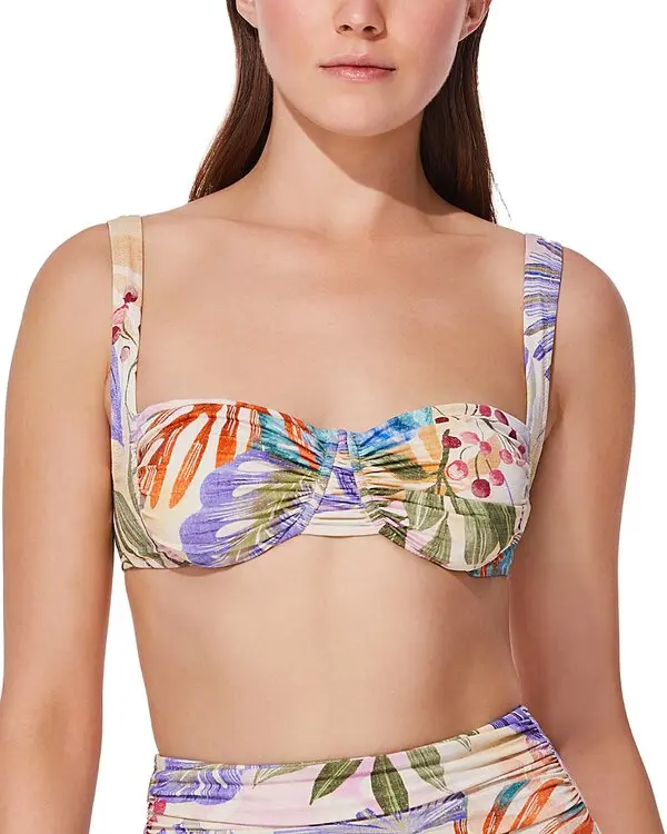GOTTEX Cherry Blossom Bustier Bikini Top - Multi