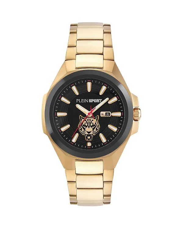 PLEIN SPORT Tigermaster Bracelet Watch 47mm - Gold