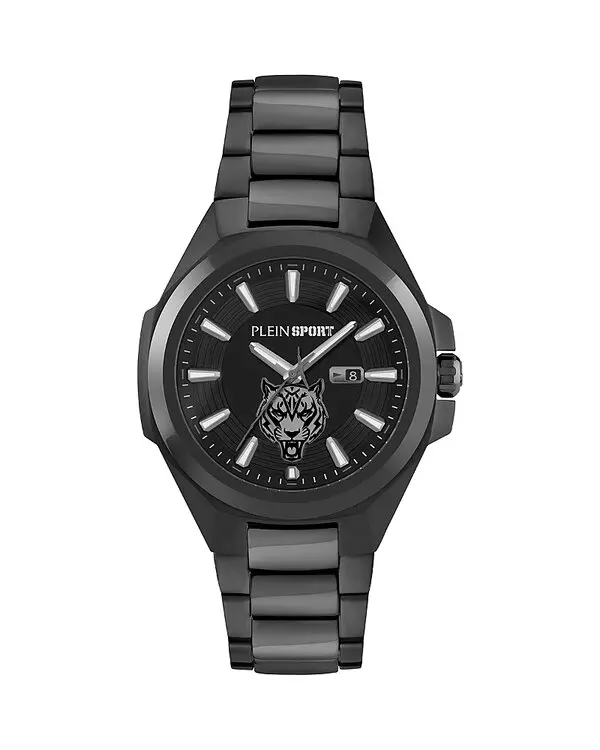 PLEIN SPORT Tigermaster Bracelet Watch, 47mm - Black