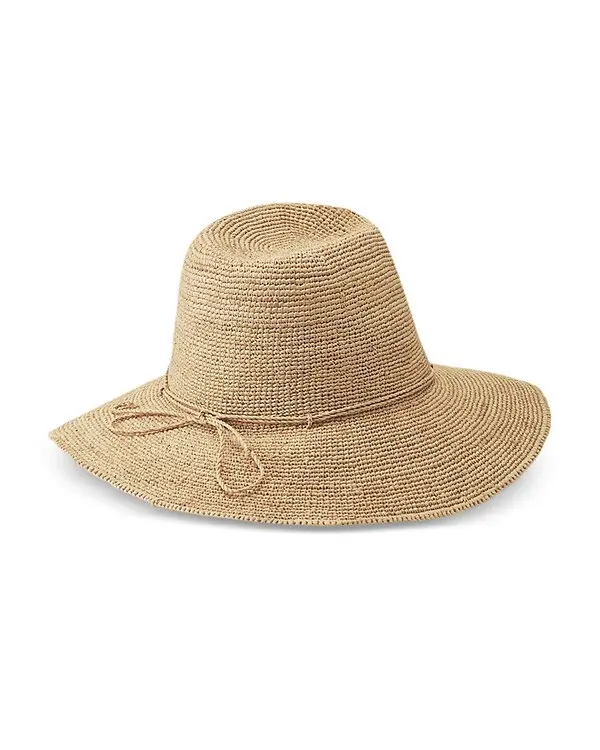 Helen Kaminski Desmonda Raffia Fedora - Natural
