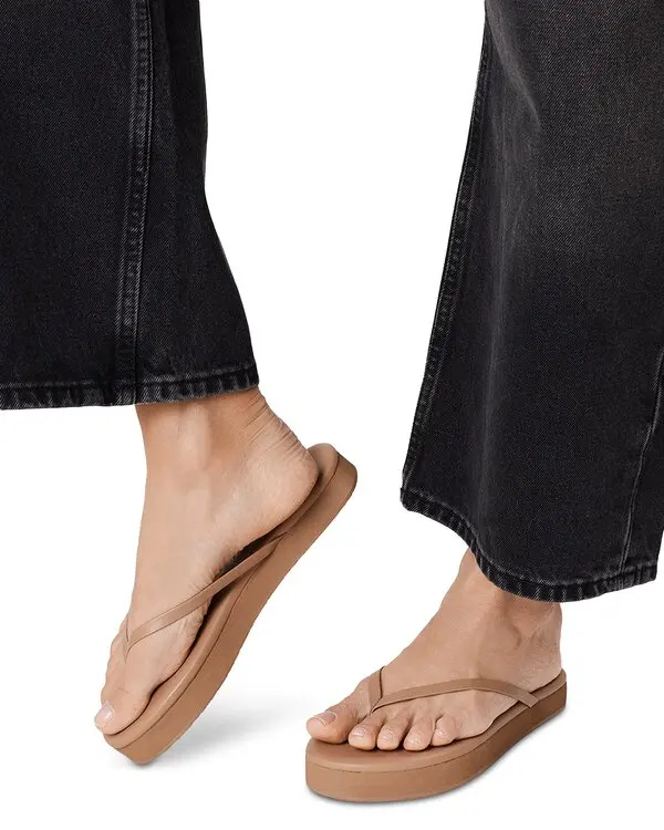 Tkees Leather Thong Sandals - Cocobutter