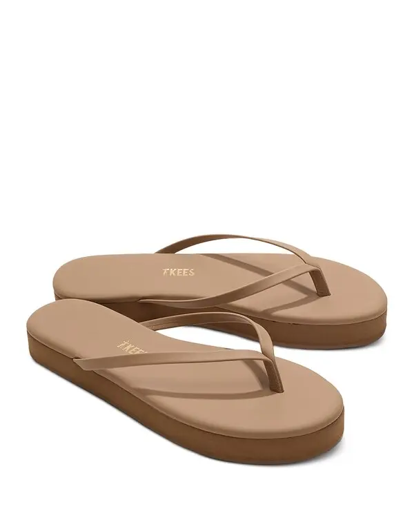 Tkees Leather Thong Sandals - Cocobutter
