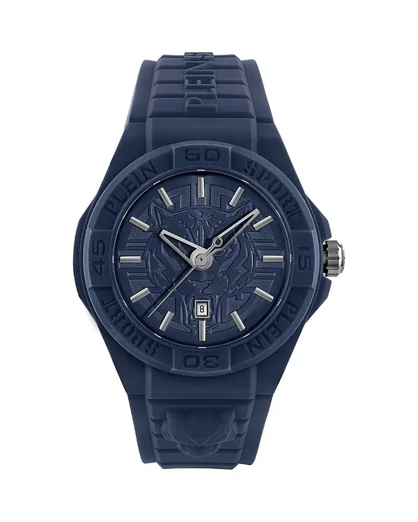 PLEIN SPORT Fearless 46mm Silicone Strap Watch - Blue