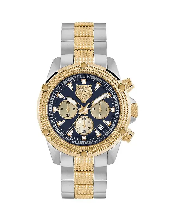 PLEIN SPORT Hurricane Chronograph Watch, 44mm - Two Tone