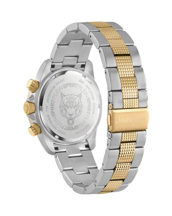 PLEIN SPORT Hurricane Chronograph Watch, 44mm - Two Tone