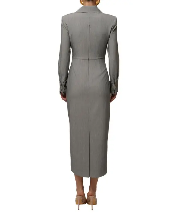 JLUXLABEL Manifest Blazer Midi Dress - Gray