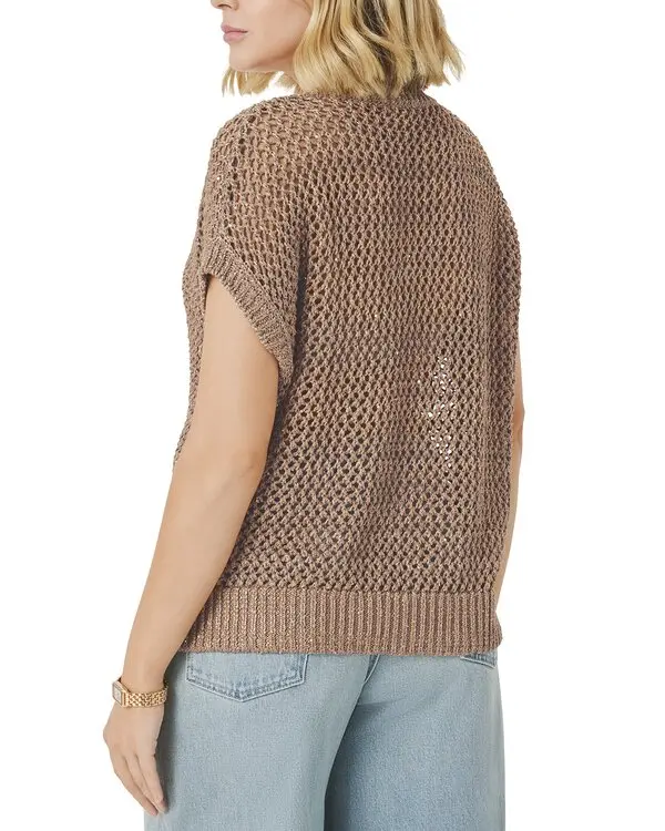 Splendid Nia Sweater Poncho - Wicker