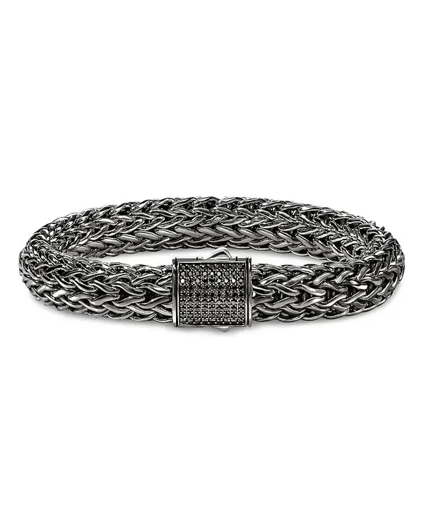 John Hardy Icon Woven Link Bracelet - Dark Silver