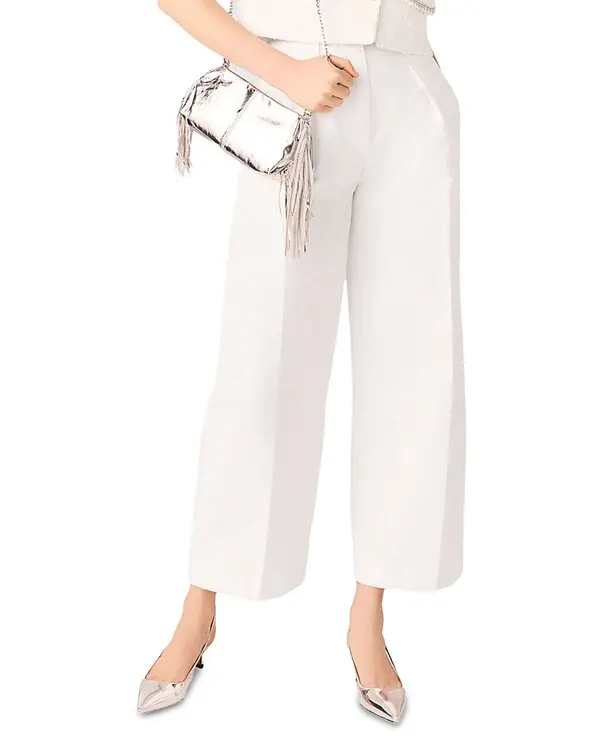 Maje Balloon Suit Trousers - White