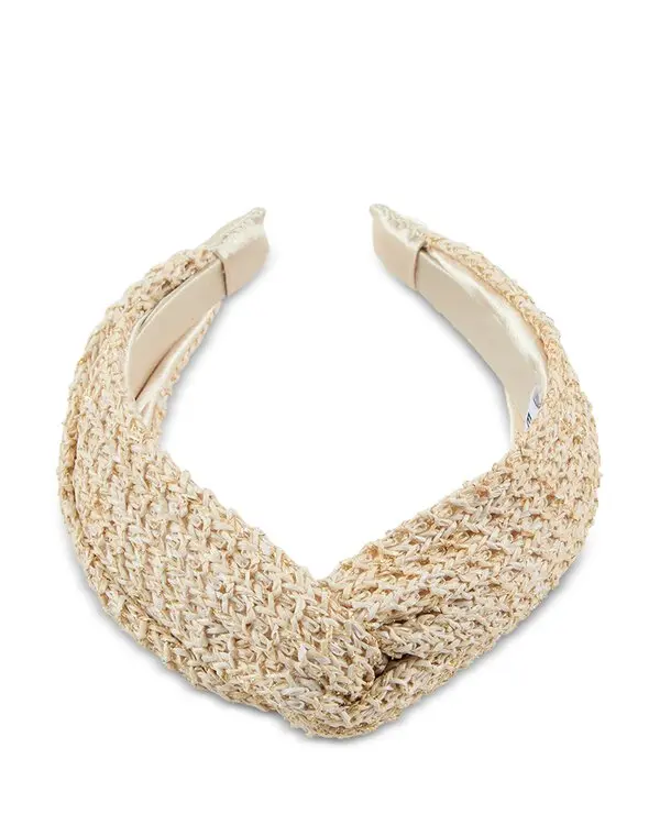 Eugenia Kim Trish Straw Headband - Cream