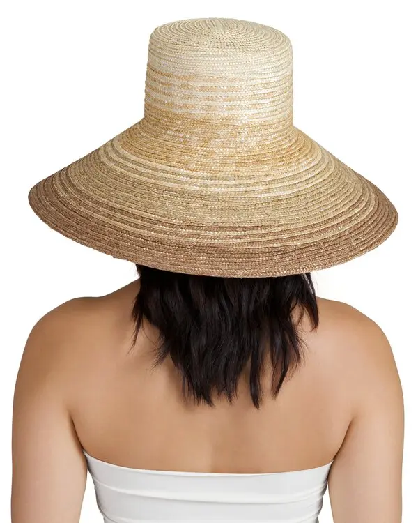 Eugenia Kim Mirabel Ombre Wide Brim Sun Hat - Ivory