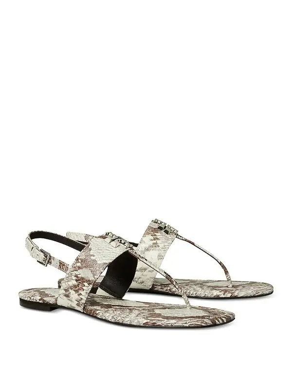Tory Burch Eleanor Slingback Sandals - Granite Rose