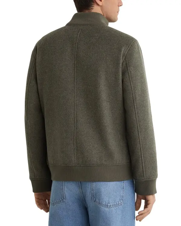 REISS Hadley Bomber Wool Blend Jacket