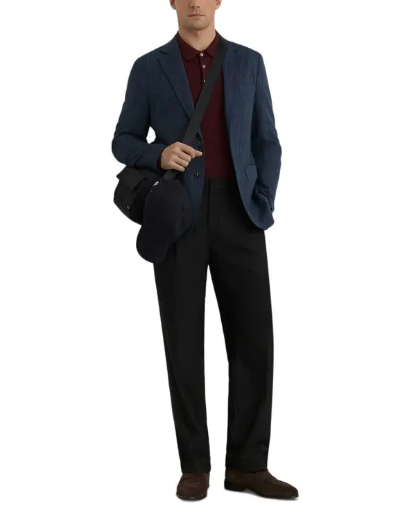 REISS Manci Tailored Fit Herringbone Blazer
