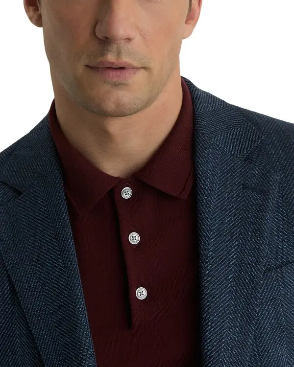 REISS Manci Tailored Fit Herringbone Blazer