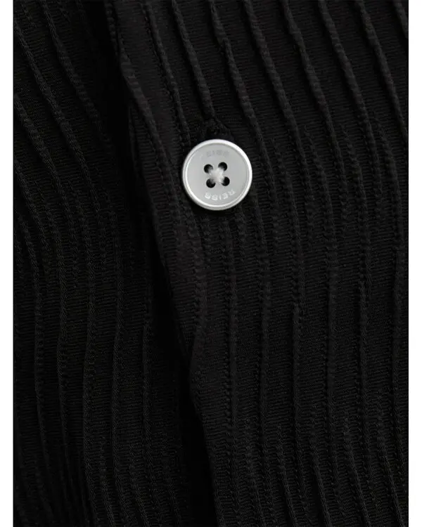 REISS Aleo Textured Wave Cubano Shirt