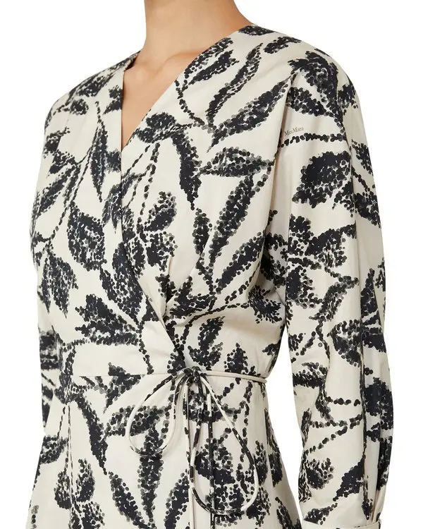 Max Mara Mxmcamino Long Wrap Dress - Beige