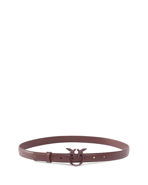 Pinko Love Berry Leather Belt - Rb