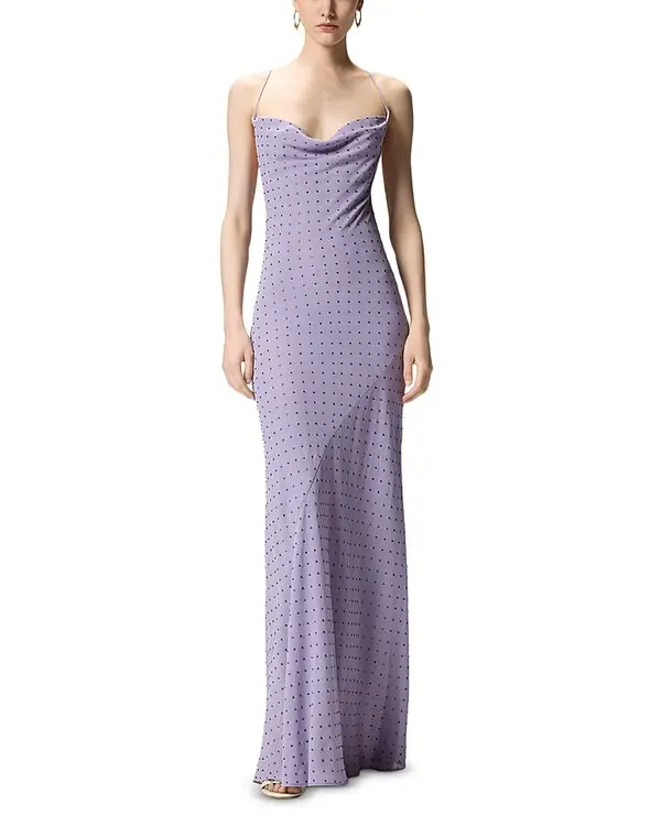 Pinko Farro Abito Georgette Gown - Q