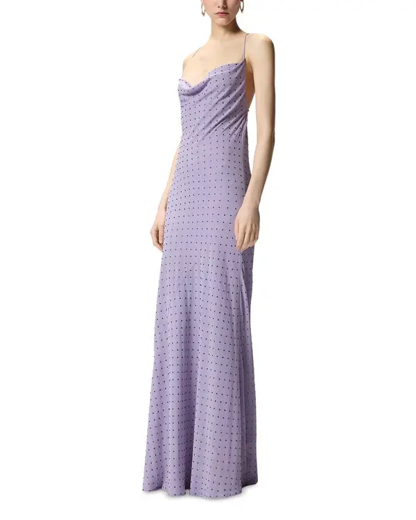 Pinko Farro Abito Georgette Gown - Q