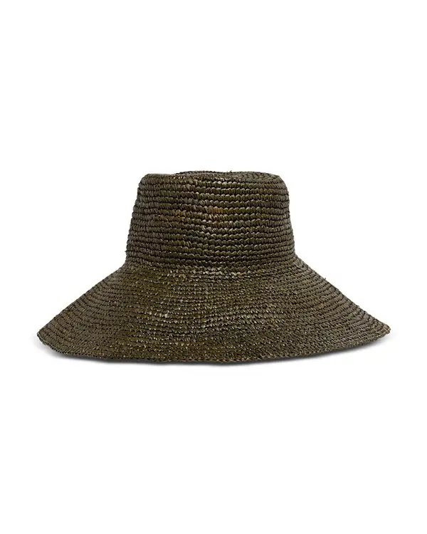 Jenni Kayne Soleil Raffia Sun Hat - Olive