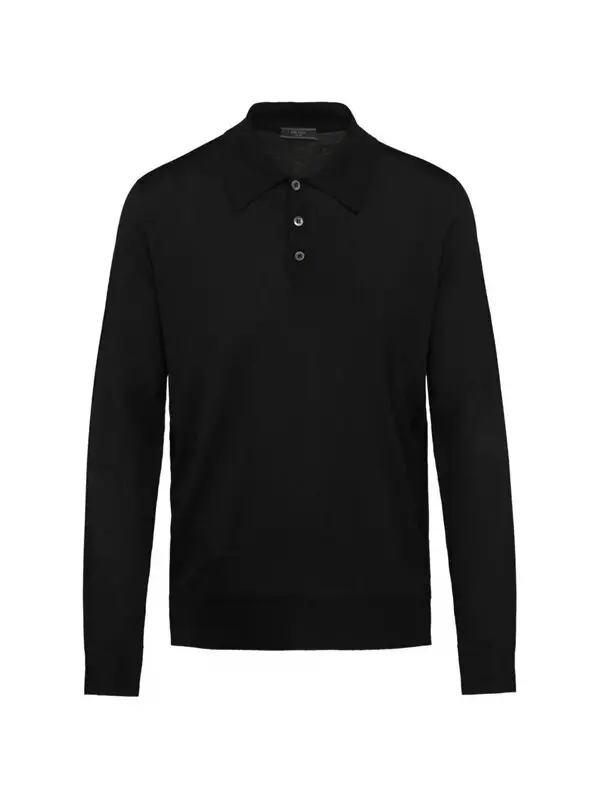 Prada Worsted Wool Polo Shirt