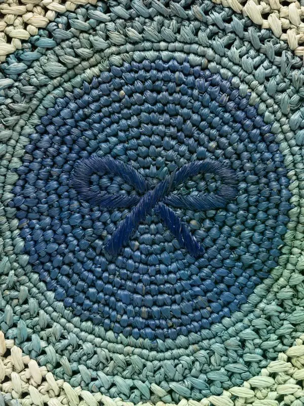 ANYA HINDMARCH Round Raffia Tote Bag