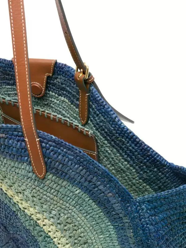 ANYA HINDMARCH Round Raffia Tote Bag