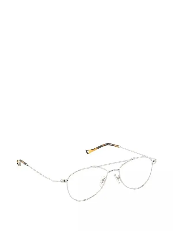 EYEPETIZER Pilot Frame Eyeglasses - Silver
